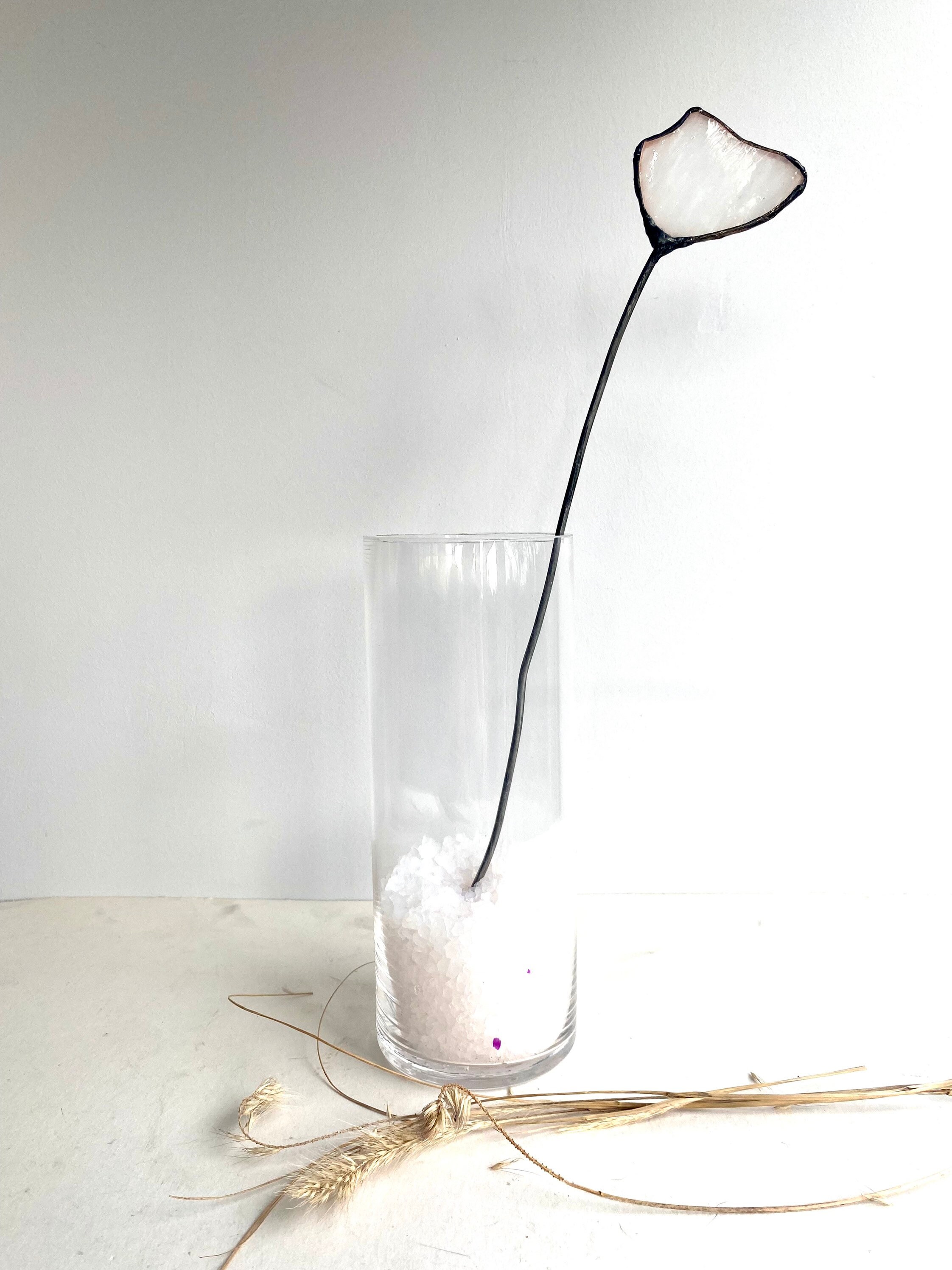 Stained Glass Flower Table Top for Office Decor Modern - Etsy UK