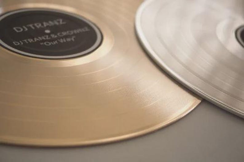Custom Engraved Wedding Guest Welcome Vinyl Record - Our Song Music ...