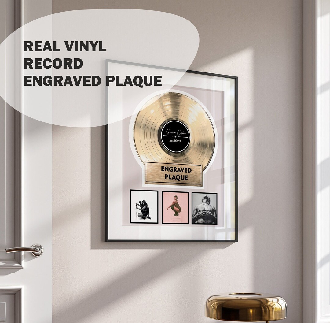 Personalized Engraved Plaque Gift for Music Lover - Customizable Plaque ...