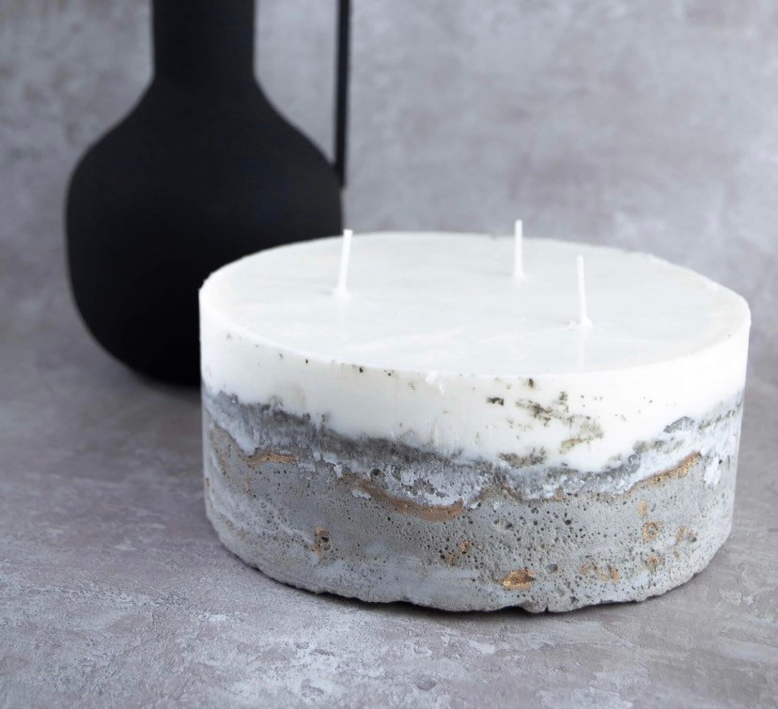 Personalized Cement Candle Handmade Soy Candles for Room - Etsy
