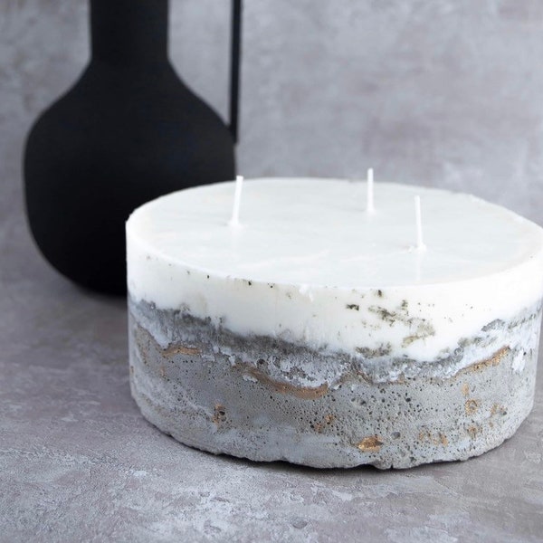 Cement Candle Holder - Etsy