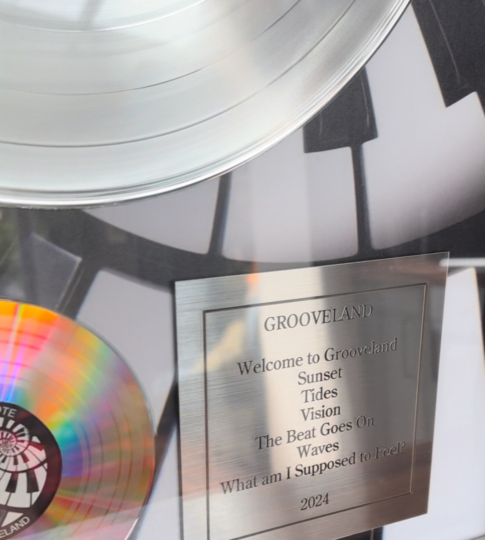 Custom Music Plaque Vinyl Record Living Room Decor - Personalized Vinyl ...
