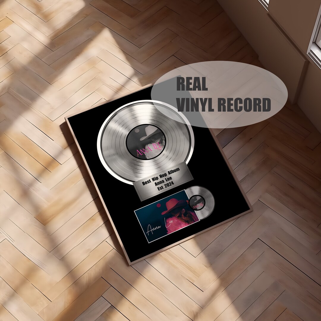 Custom Vinyl Record for Room Decor - Personalized Record Vinyl Award ...