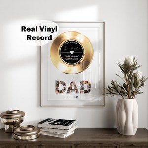 Personalized Gold Vinyl Record for Mom and Dad - Anniversary Gift for ...