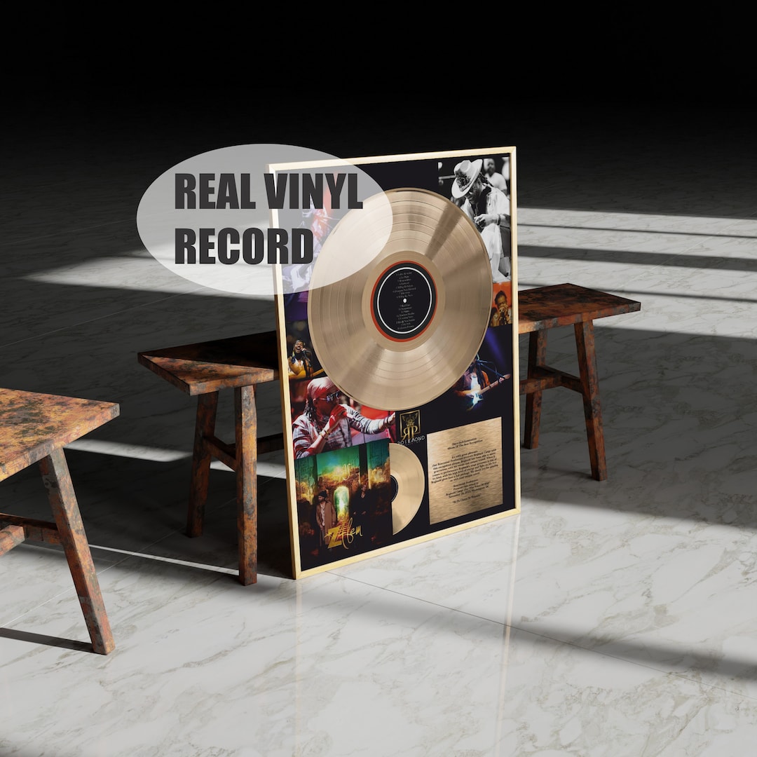 Personalized Award Plaque Vinyl Record Plaque - Custom Platinum Vinyl ...