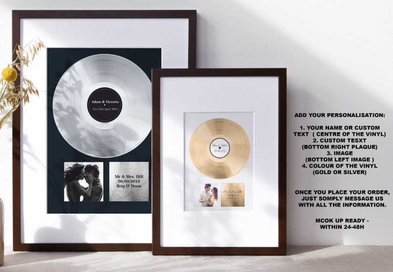 Custom Vinyl Record Gift 5 Year Anniversary Gift for Him - Etsy