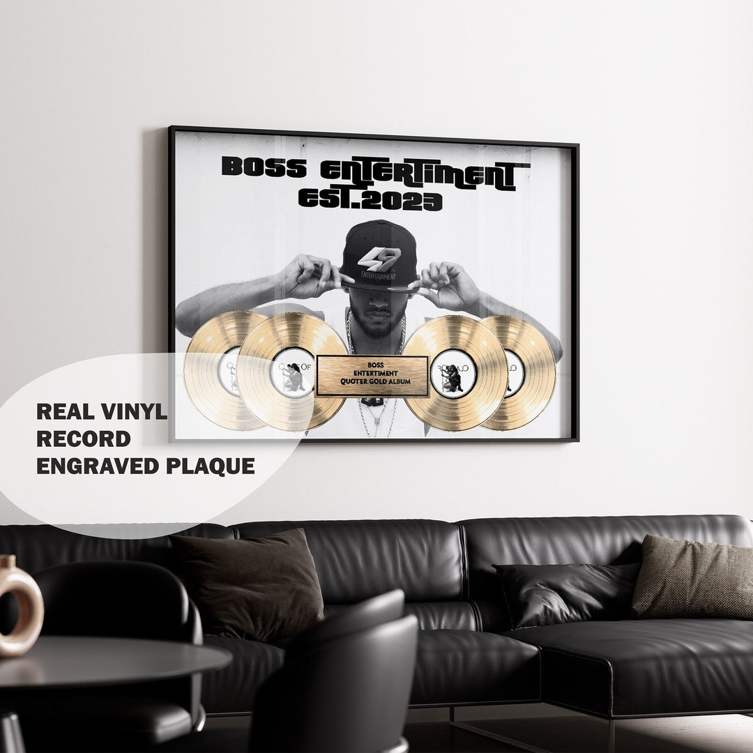 Vinyl Record Plaque Memorial Plaque Music Gift for Dad Vinyl Record ...