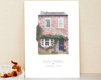 Custom House Print | Etsy UK