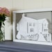 Personalised A4 House Portrait Framed Papercut, Handcut Home Cut Out ...