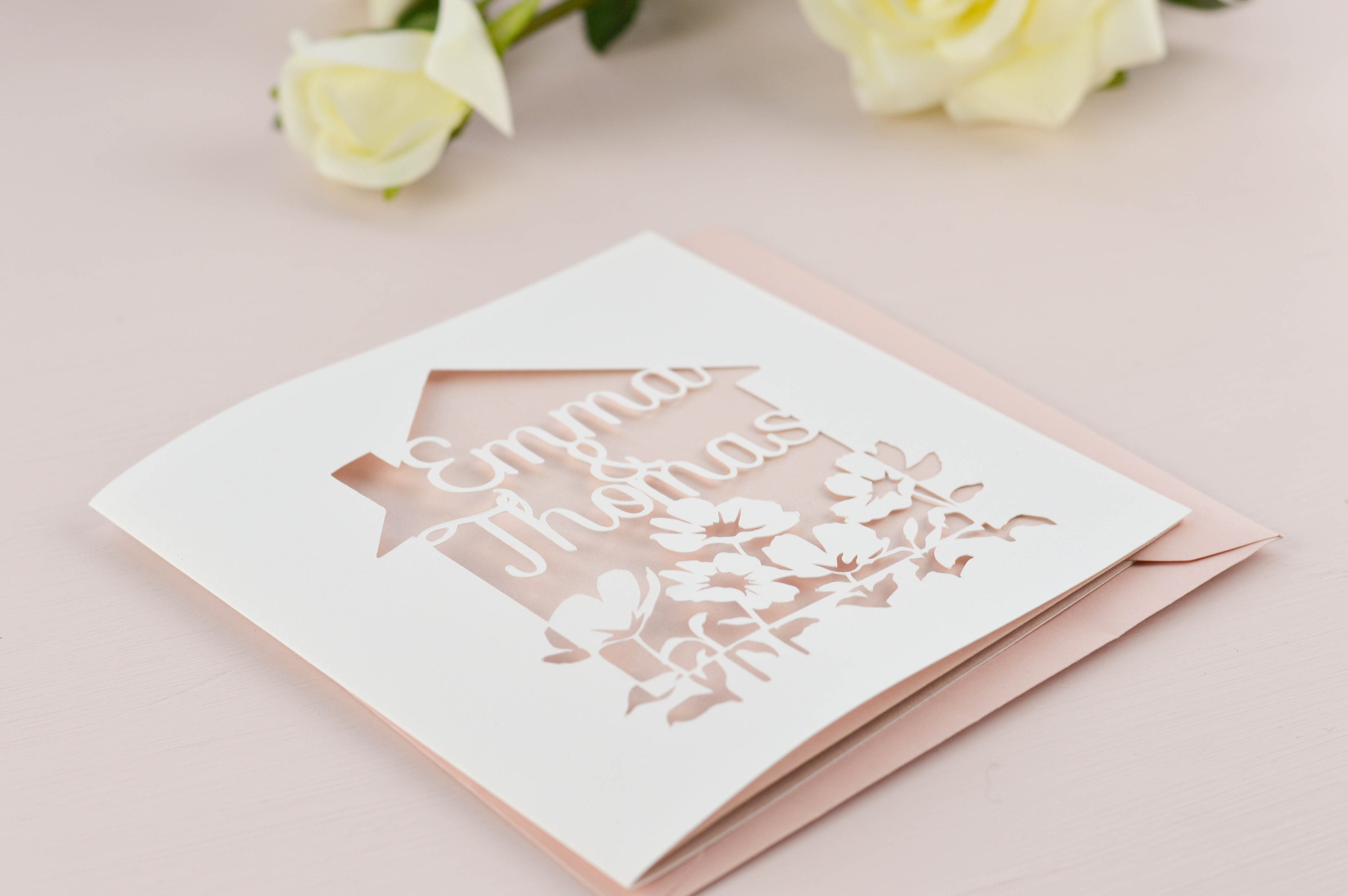 Personalised New Home Names Card Couple Card House Warming | Etsy