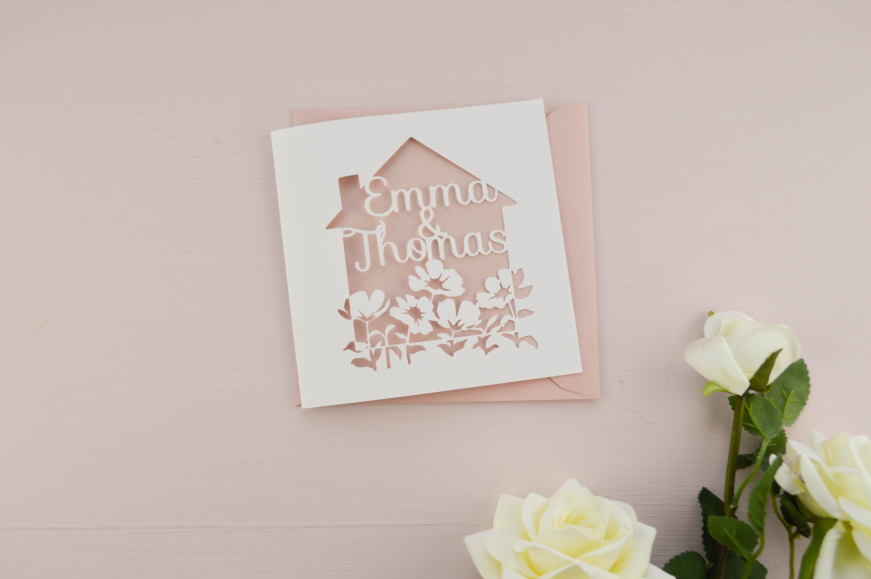 Personalised New Home Names Card, Couple Card, House Warming Card ...