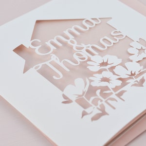 Personalised New Home Names Card, Couple Card, House Warming Card ...