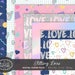 Love Digital Papers Valentine's Day Anniversary Paper - Etsy