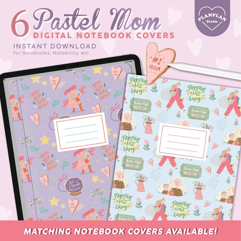 Pastel Mom Planner Stickers Mother Digital Stickers Mothers - Etsy