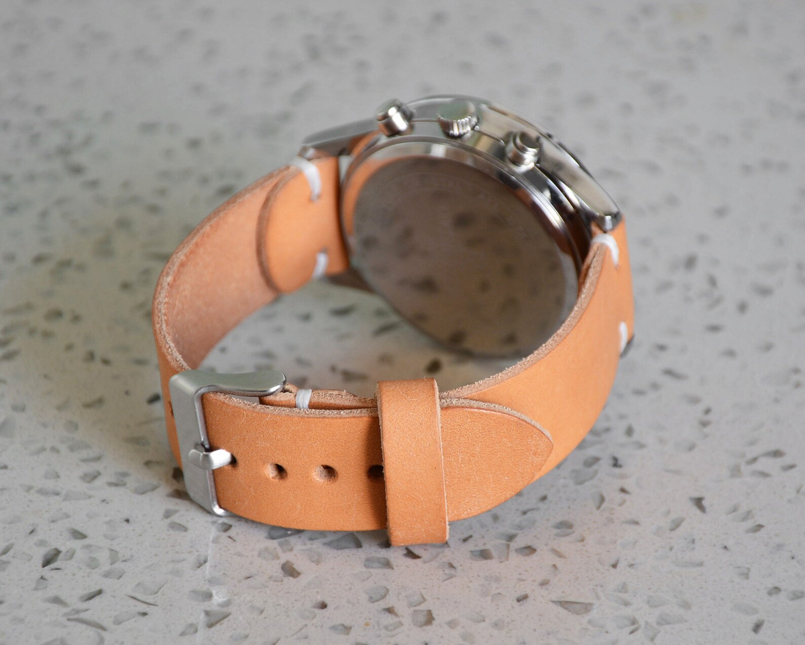 Personalized Watch Strap Natural Tan Leather Watch Band 18mm - Etsy
