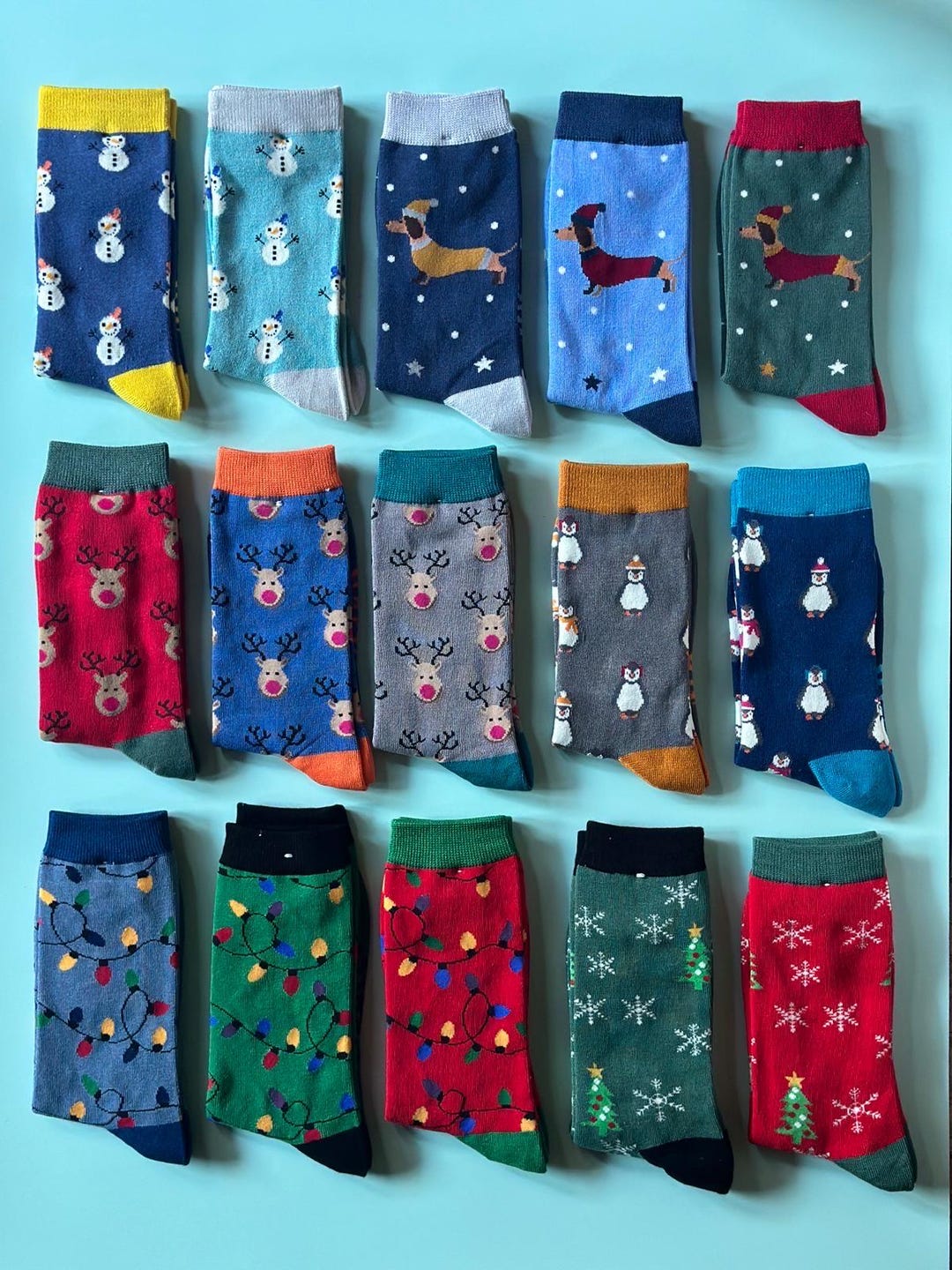 Christmas Bamboo Socks | Size 7-11 | Men’s Festive Socks - Etsy