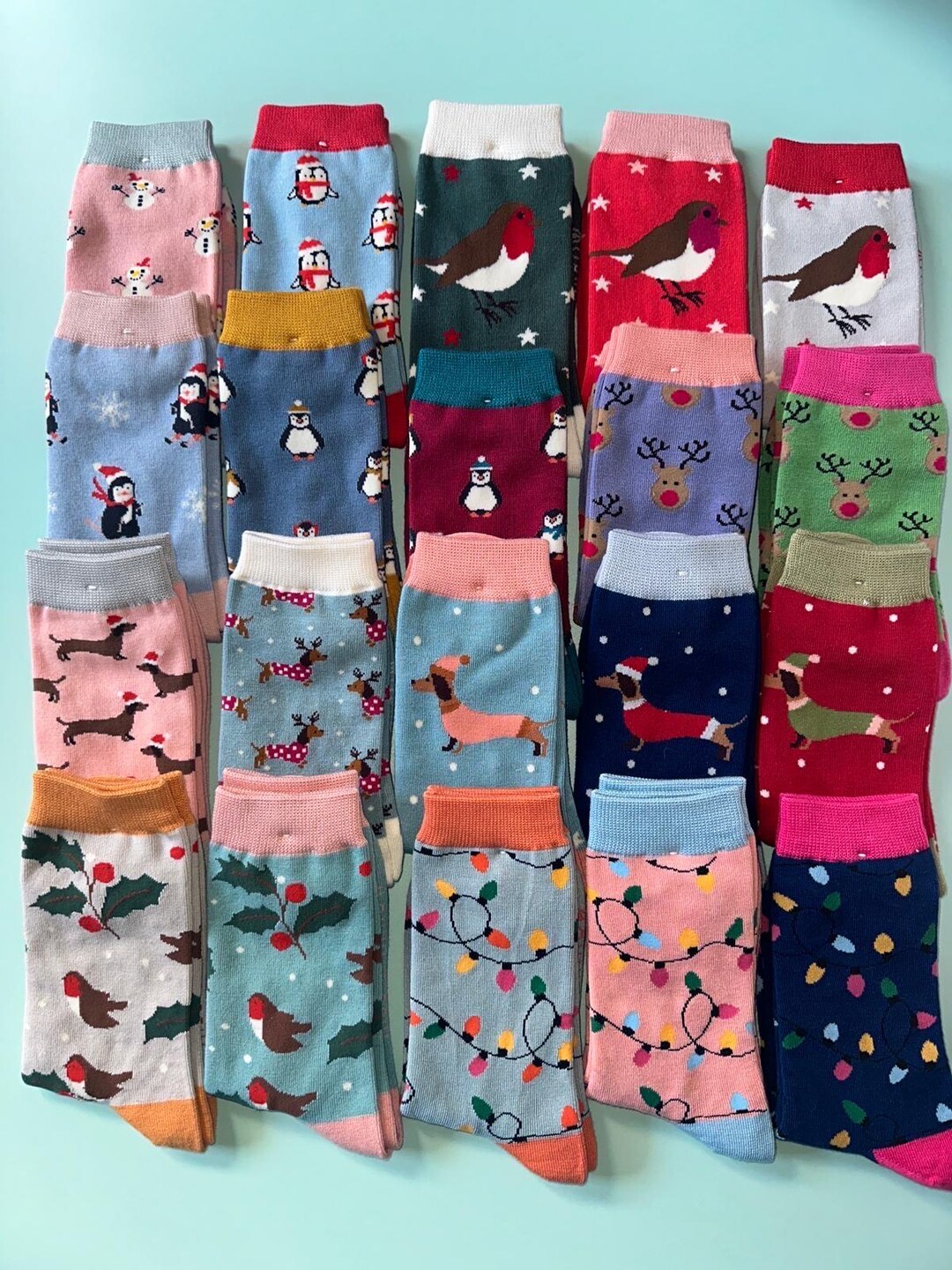 Christmas Bamboo Socks | Size 4-7 | Festive Socks - Etsy UK