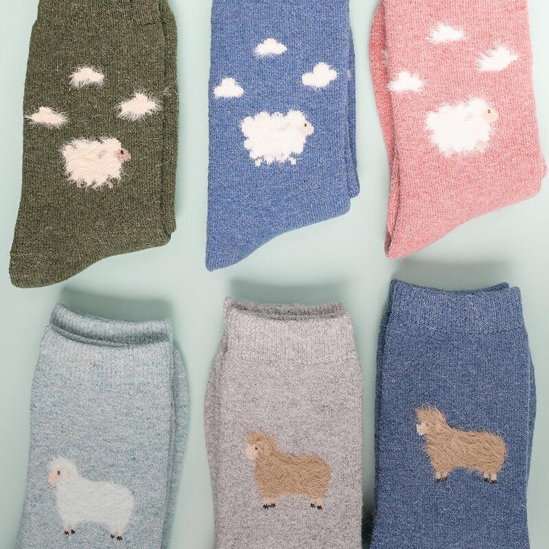 Sheep Socks Womens - Etsy UK