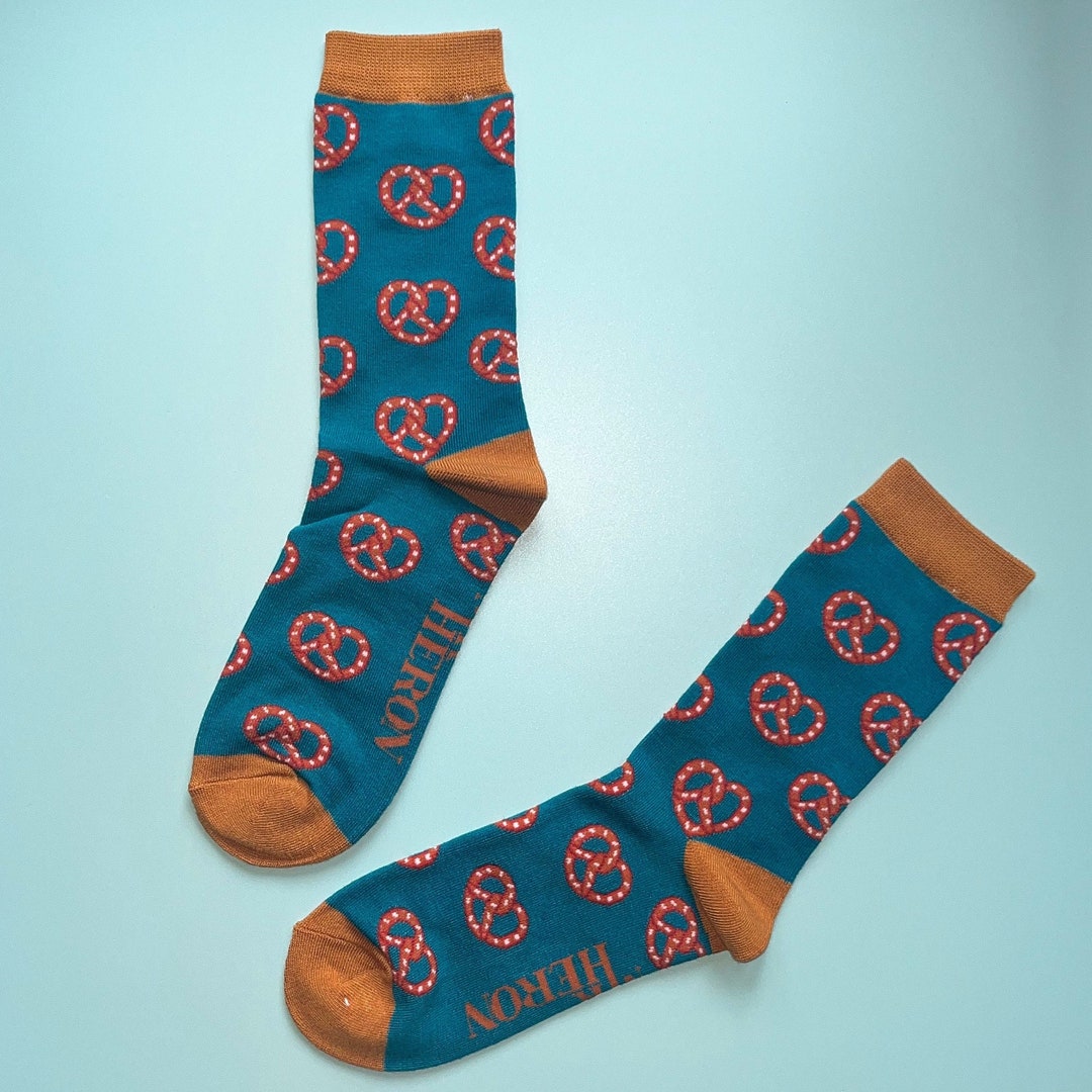 Pretzel Bamboo Socks | 7-11 - Etsy