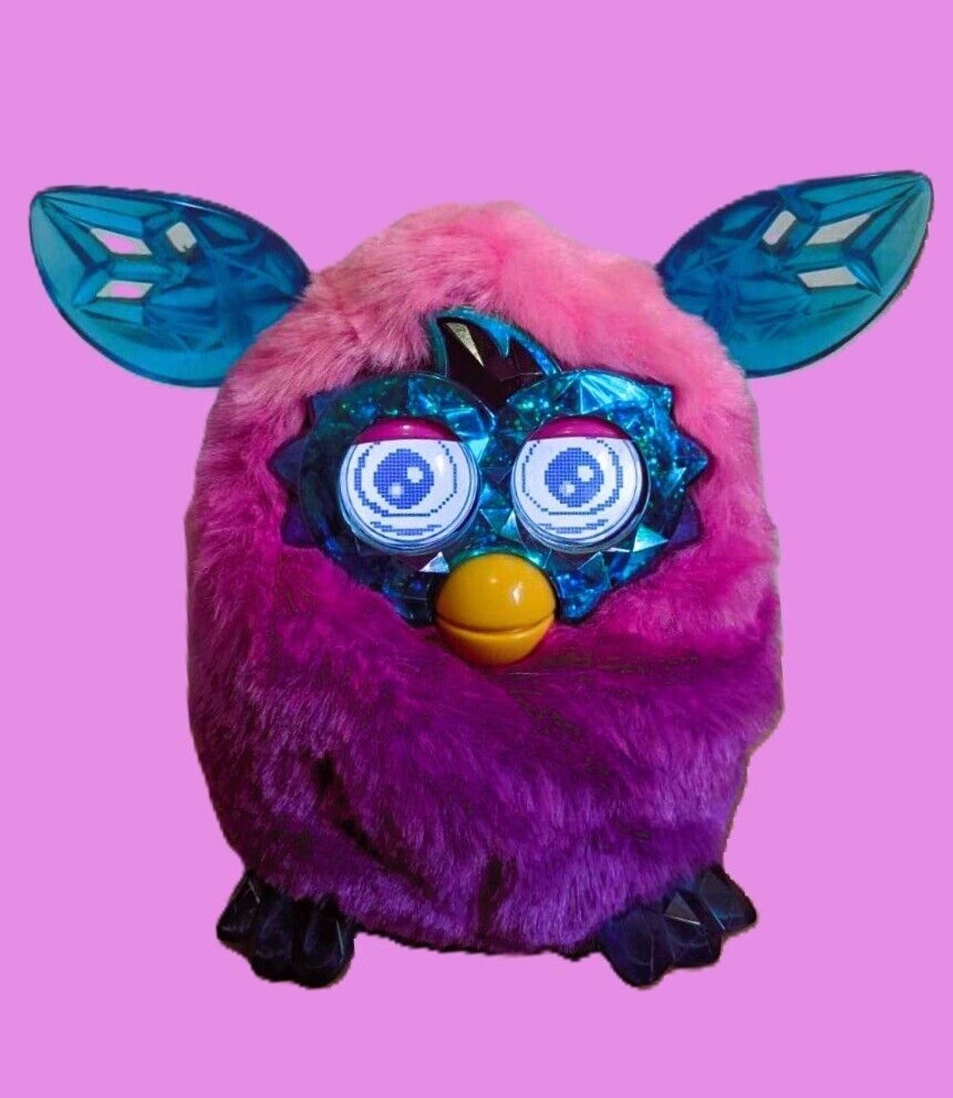 Furby Boom, Crystal Series, Pink & Purple Interactive Pet, Hasbro 2012 ...