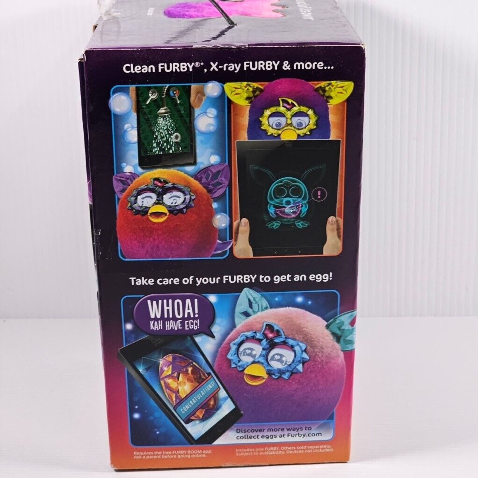 Furby Boom, Crystal Series, Pink & Purple Interactive Pet, Hasbro 2012 ...