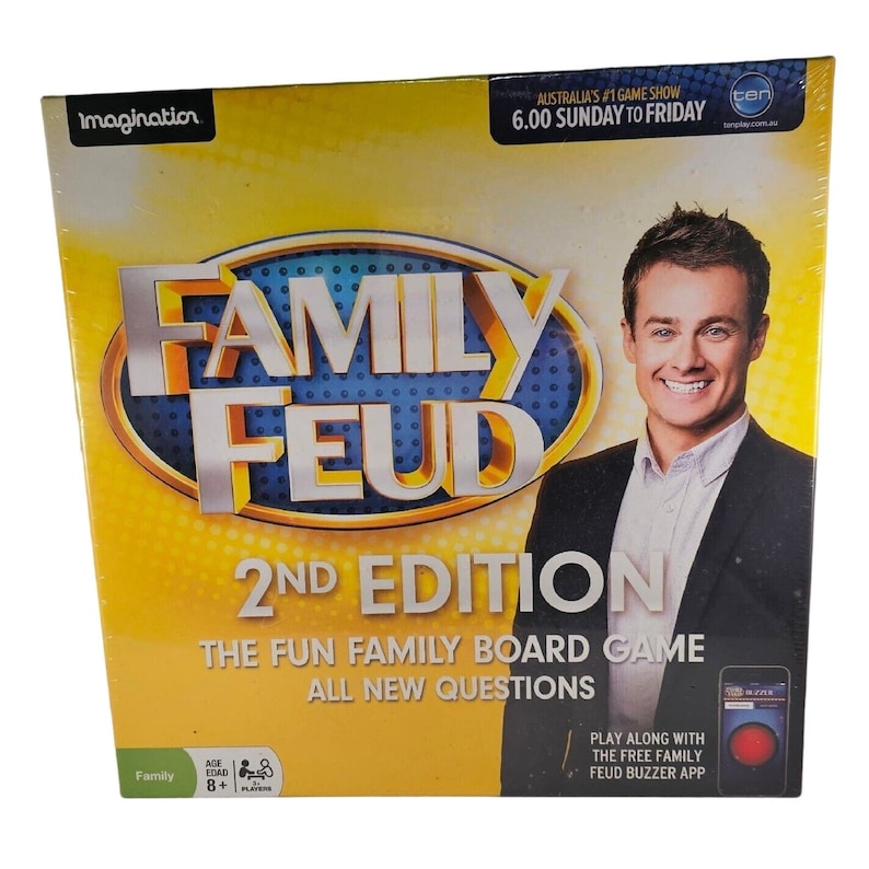 Family Feud Board Game 2nd Australian Edition 2015 New & Sealed - Etsy