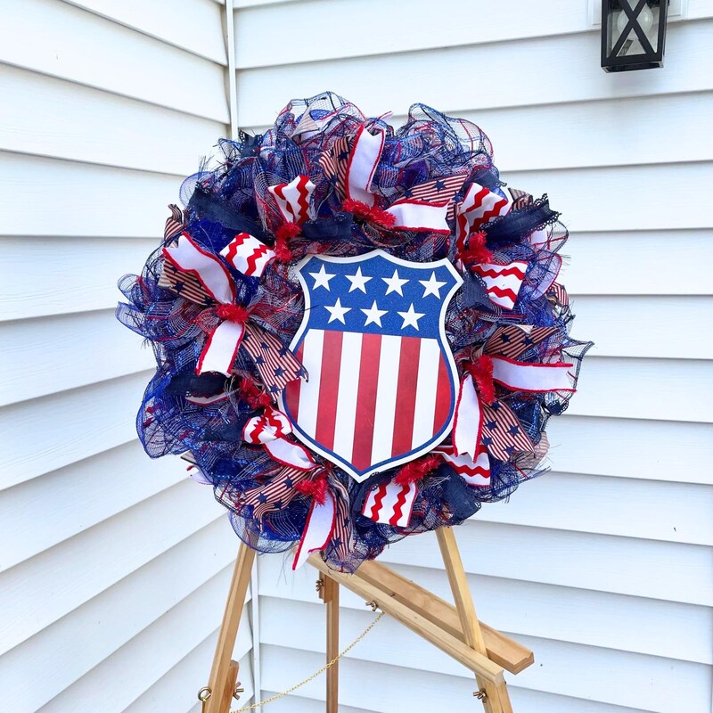 Labor Day Wreath - Etsy