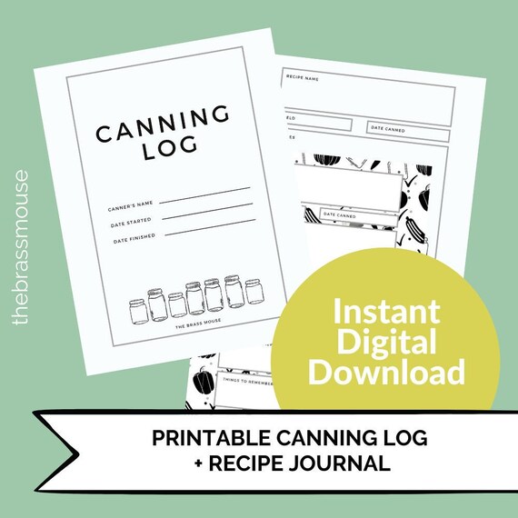 Calendars & Planners Canners 29 Page PDF 8.5x11 Instant Download ...