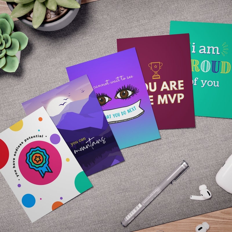 Motivational Cards - Etsy