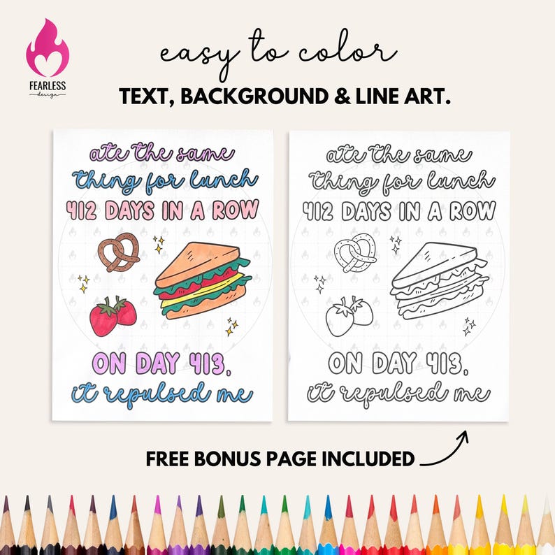 Executive Function ADHD Coloring Page, Funny Neurodiversity Coloring ...