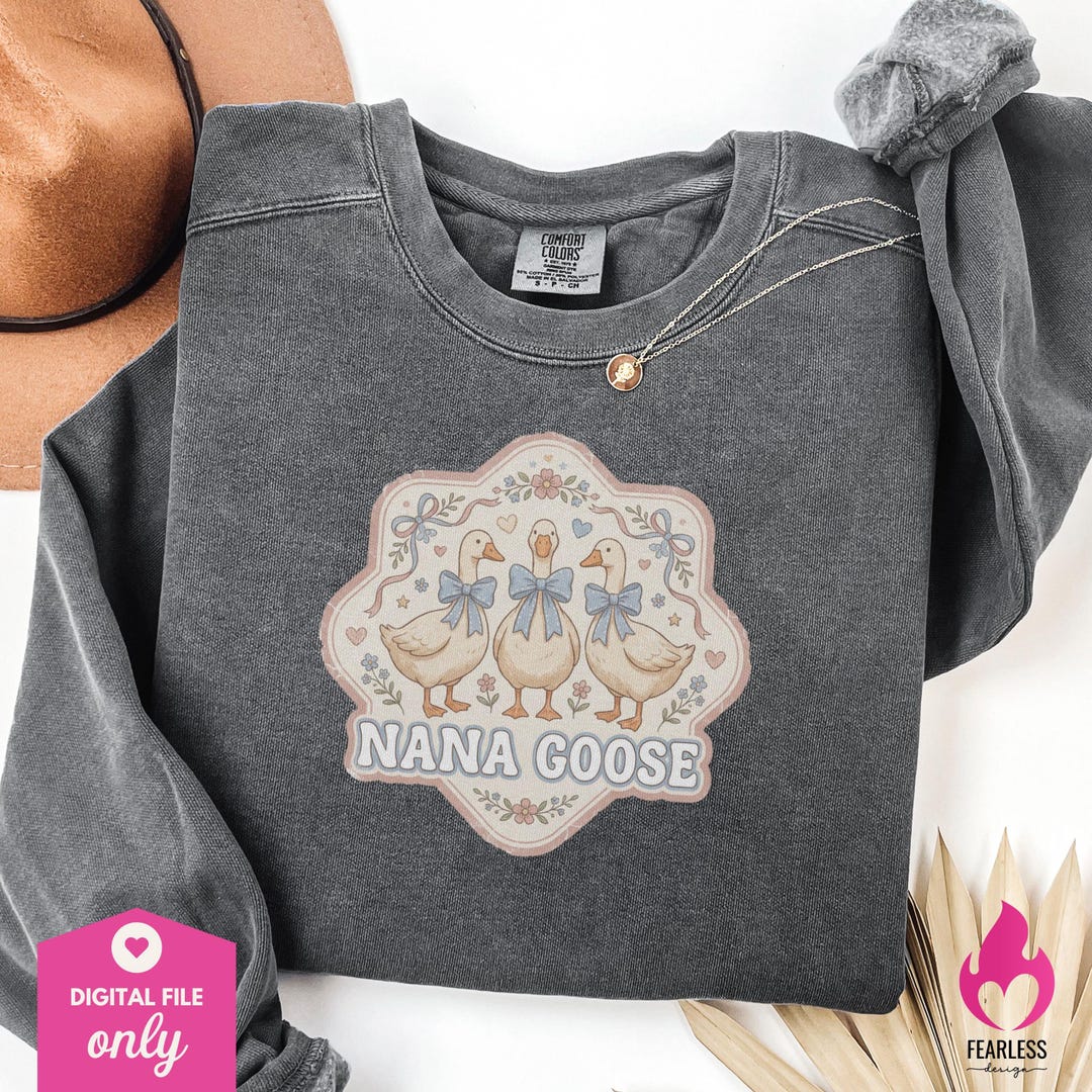 Vintage Mama Goose Png | Nana Goose | 1980s Geese Sublimation Design ...