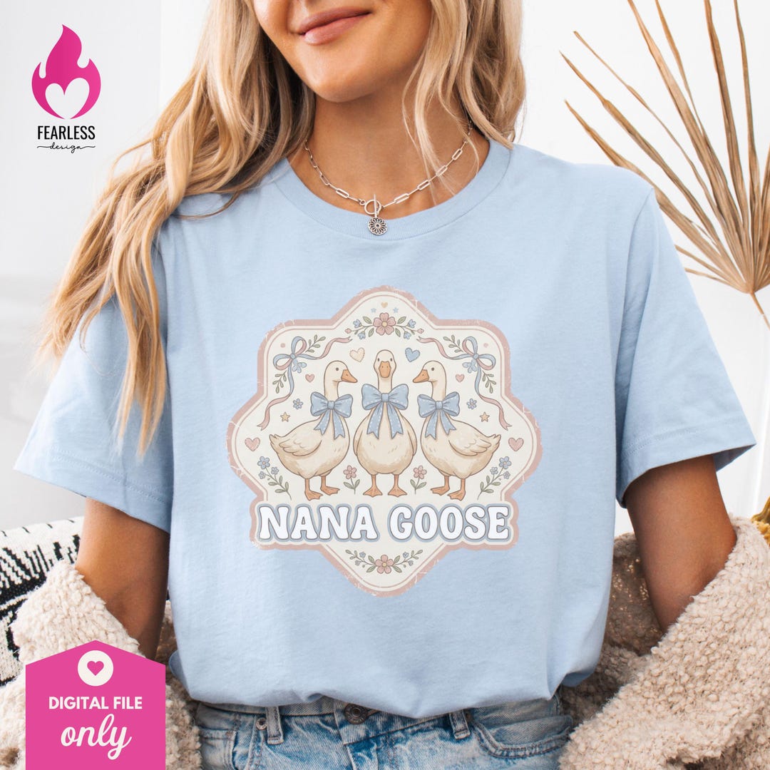 Vintage Mama Goose Png | Nana Goose | 1980s Geese Sublimation Design ...