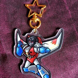 Reversible Starscream & Shattered Glass Keychain - Etsy