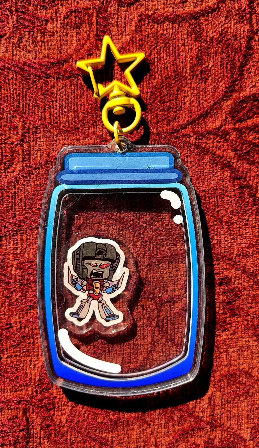 Starscream in a Jar Shaker Charm by Akapen - Etsy