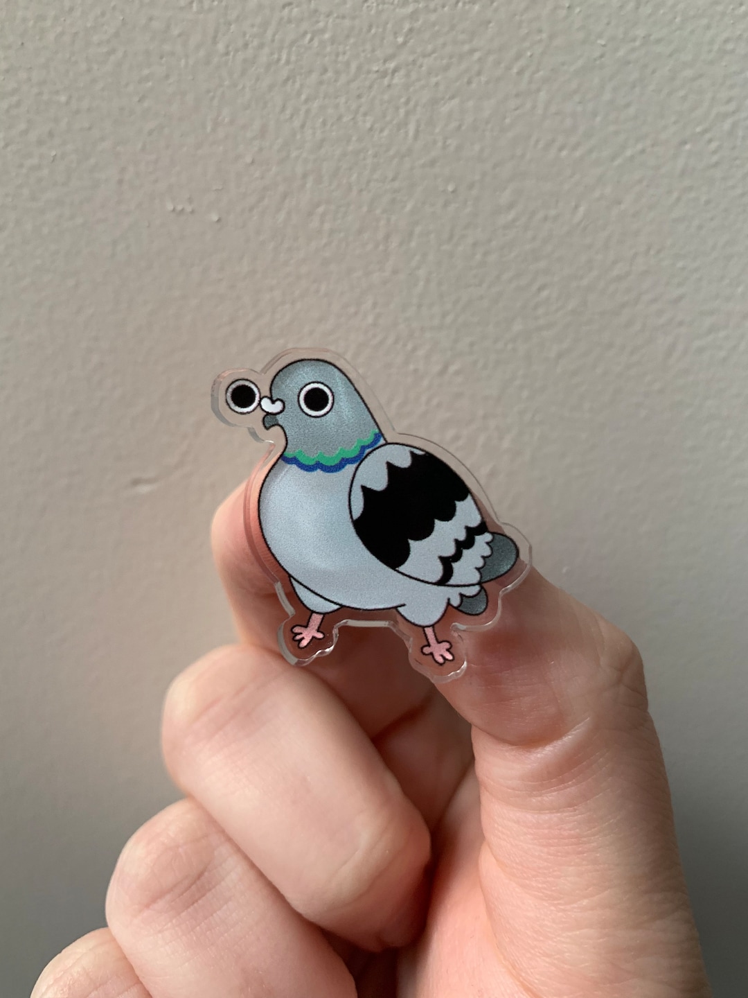 Pigeon Pin (3 Designs) - Etsy