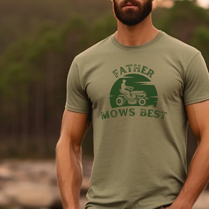 Father Mows Best Shirt, Father's Day Shirt Father's Day Funny, Yardwork ...