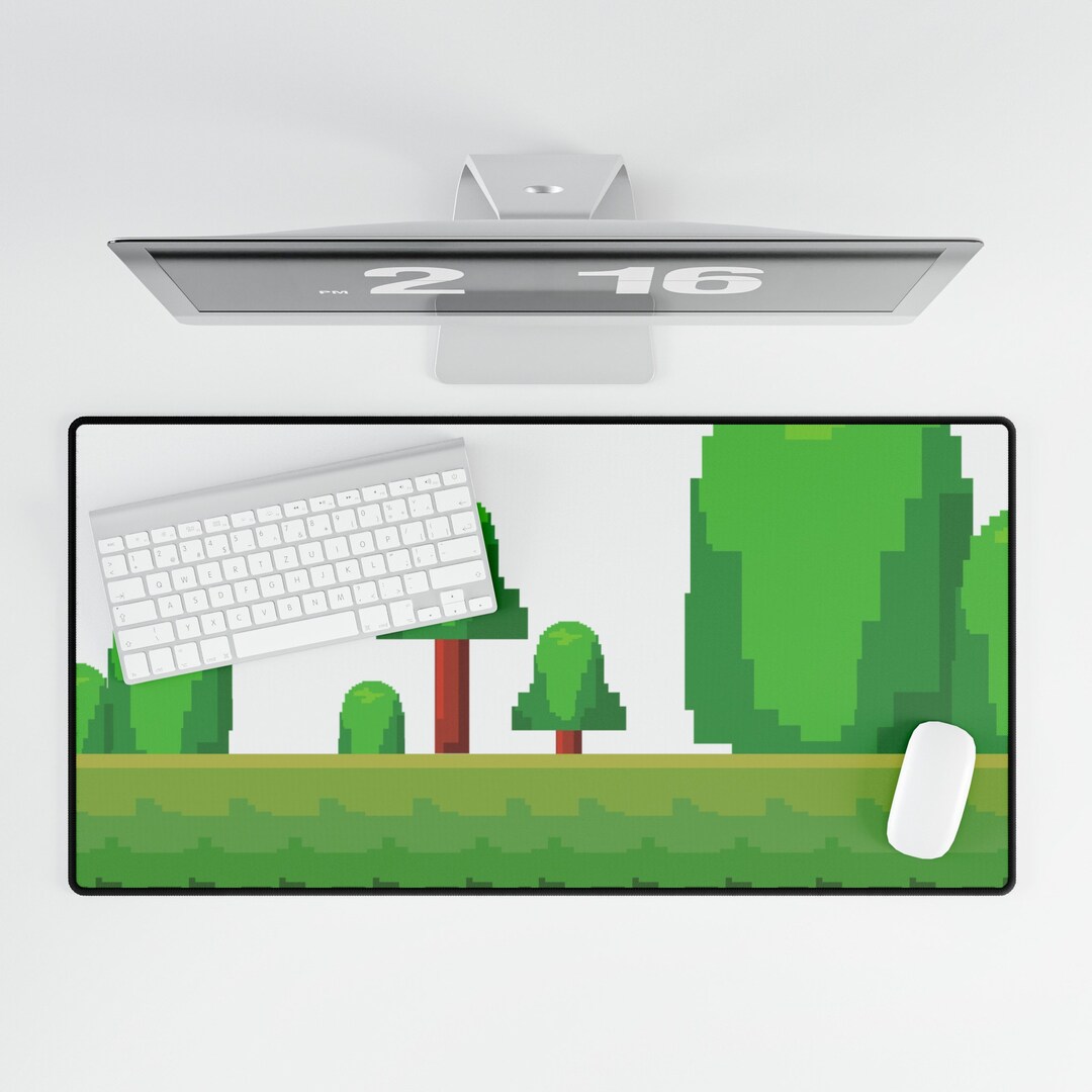 Retro Gaming Desk Mat, 80s, 90s, Gift Large Extended Pad Decor Custom ...