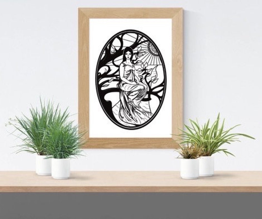 Danu Celtic Deity / Goddess Art Print / Celtic Artwork - Etsy