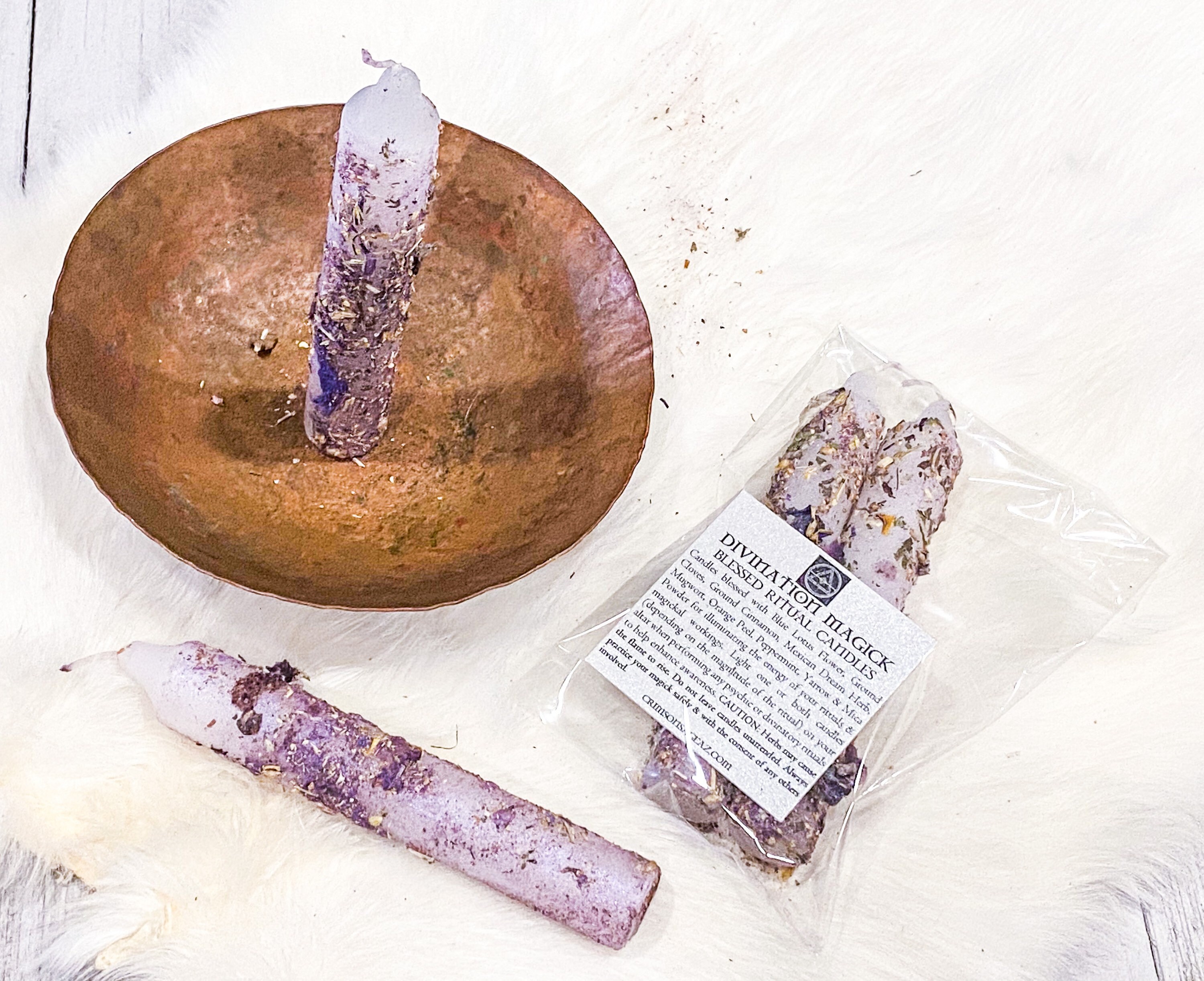 Divination Magick Blessed Ritual Candles