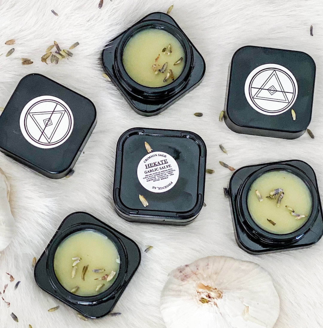 Hekate Garlic Salve - All Natural Antiseptic - Folk Remedy for Wounds ...