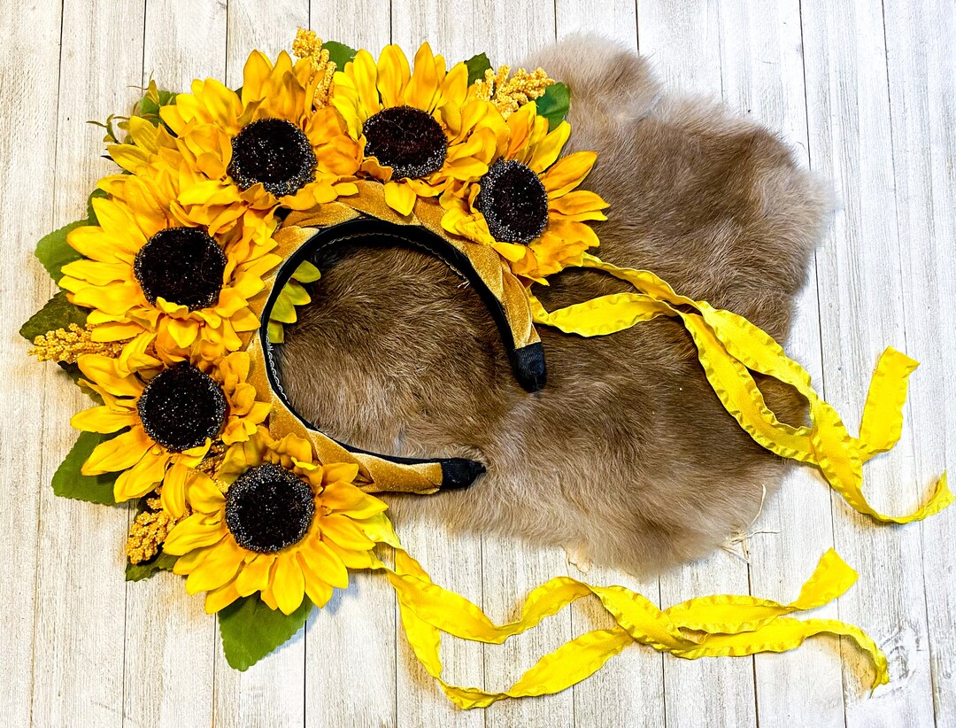Sunflower Crown / Spring & Midsummer Flower Crown - Etsy