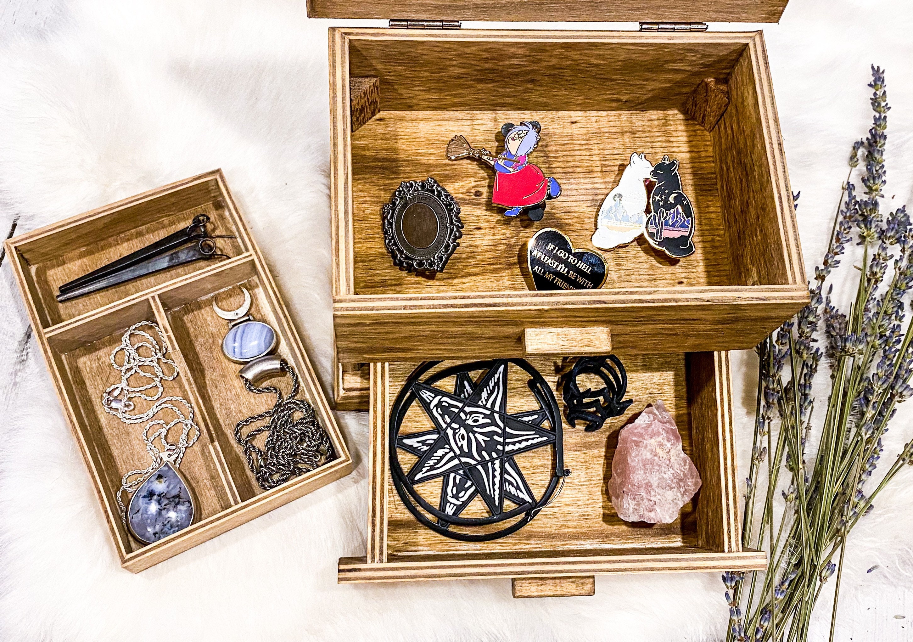 Spring Magick Jewelry & Curios Box