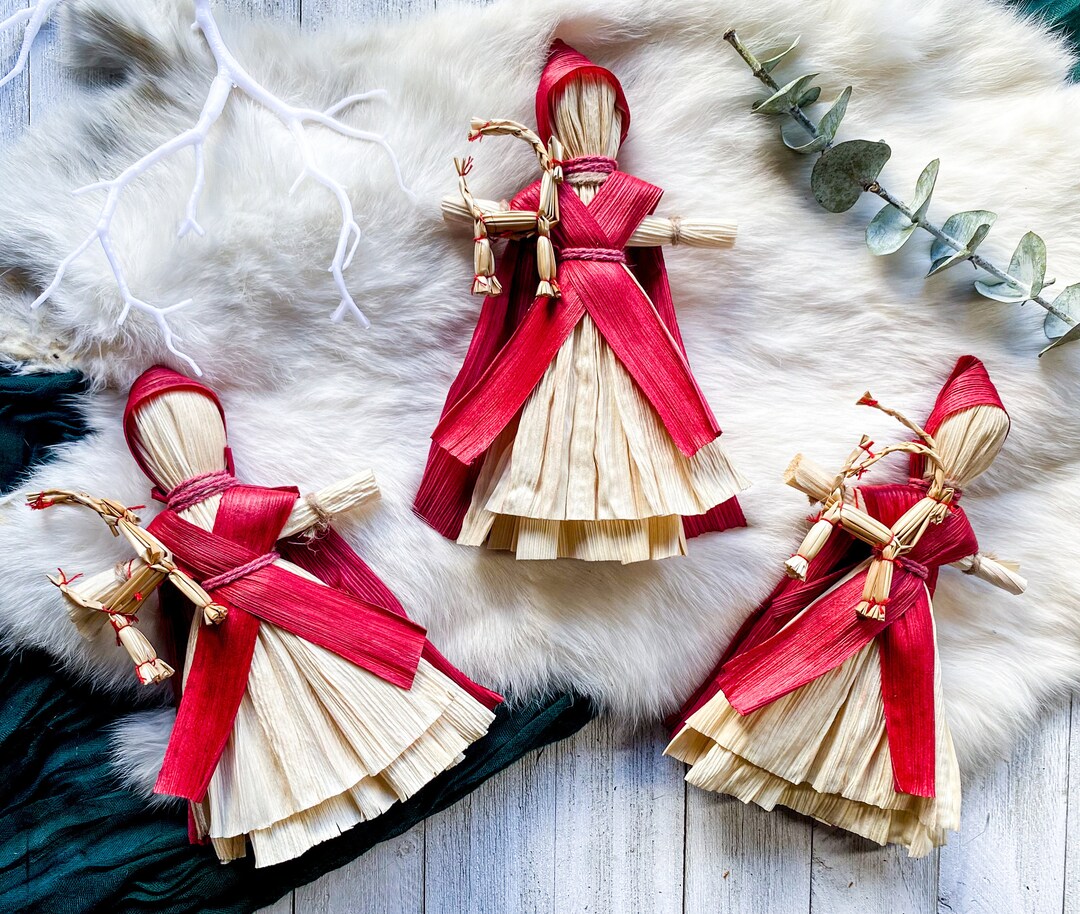 Yule Goat Kids / Yule Altar Decor / Harvest Poppet - Etsy