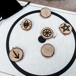 Spirit Runes / Witchs Tools / Hand Burned Wood Runes for Spiritual ...