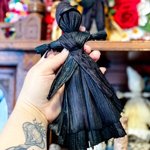 Gothic Corn Husk Harvest Doll: Pagan Altar Decor - Etsy