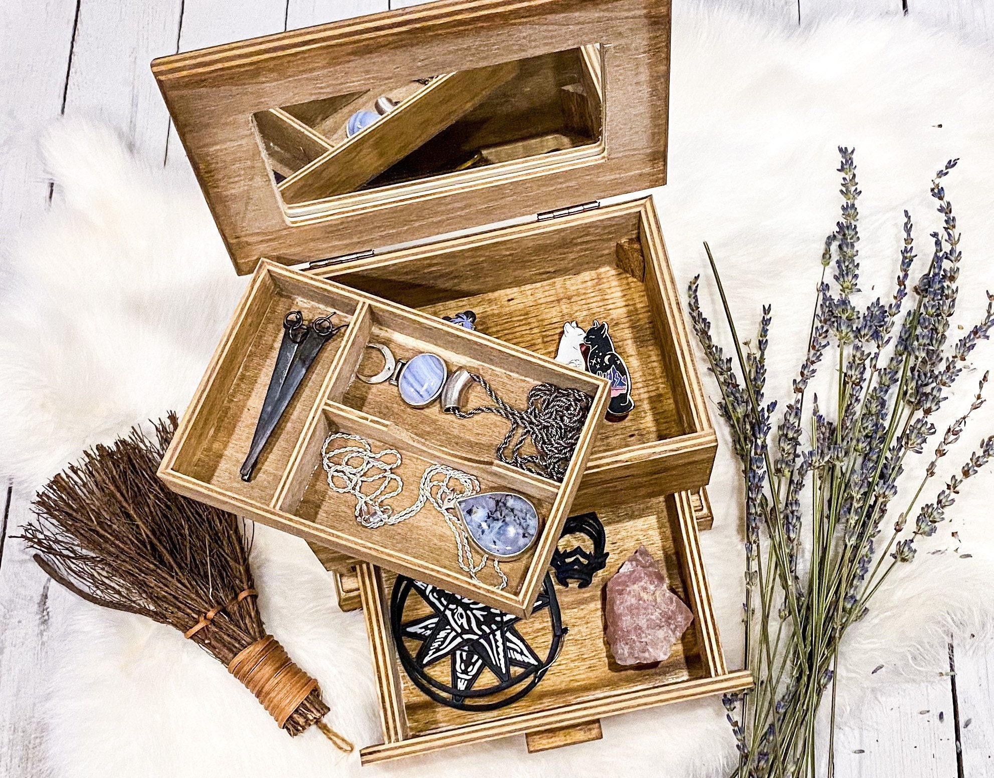 Spring Magick Jewelry & Curios Box