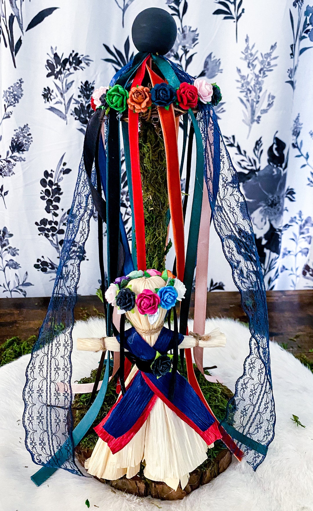 Maypole & May Queen Set Royal Roses / Beltane / May Day / Roodmas ...