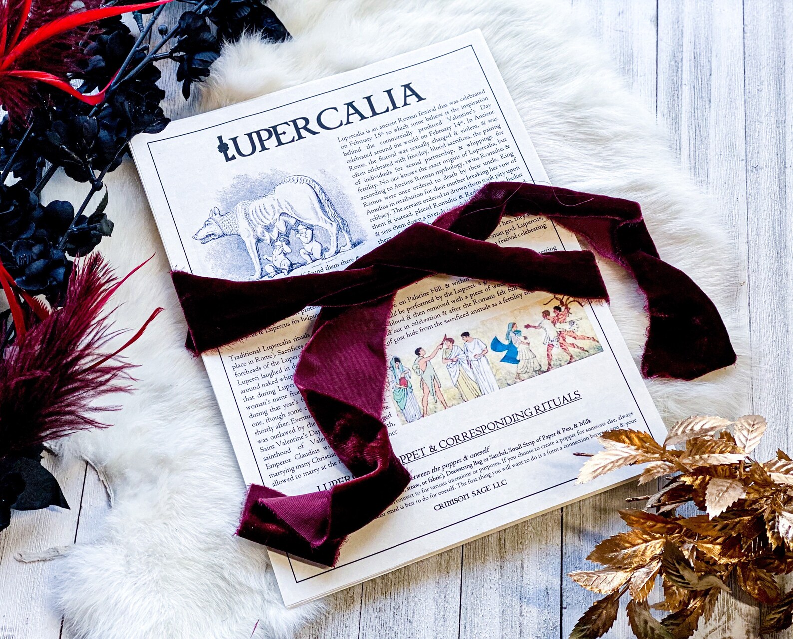 Lupercalia Ritual Pages for Grimoire or Book of Shadows - Etsy