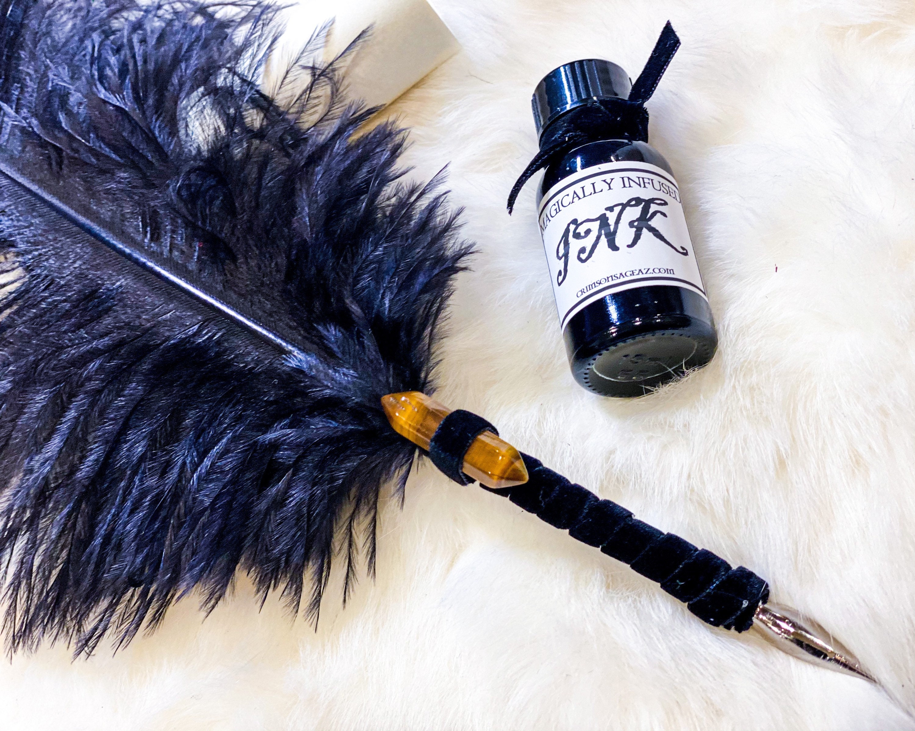 RESERVED LISTING Freyja’s Quill - Feather Quill/Quill Pen