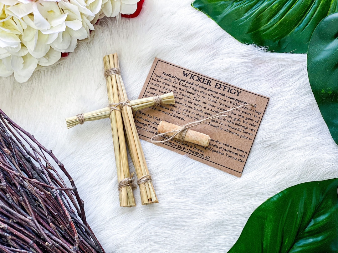 Effigy / Wicker Man / Straw Man / Harvest Doll / Wheat Poppet for Folk ...